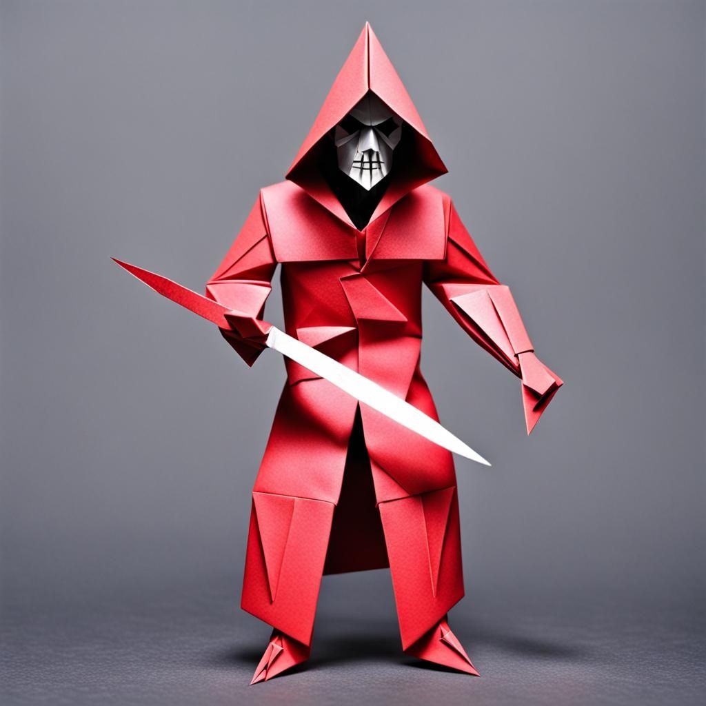 origami slasher death cult - AI Generated Artwork - NightCafe Creator
