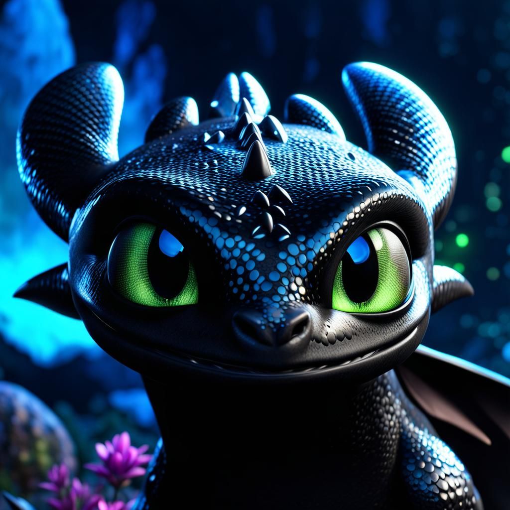 Toothless Smile - AI Generated Artwork - NightCafe Creator