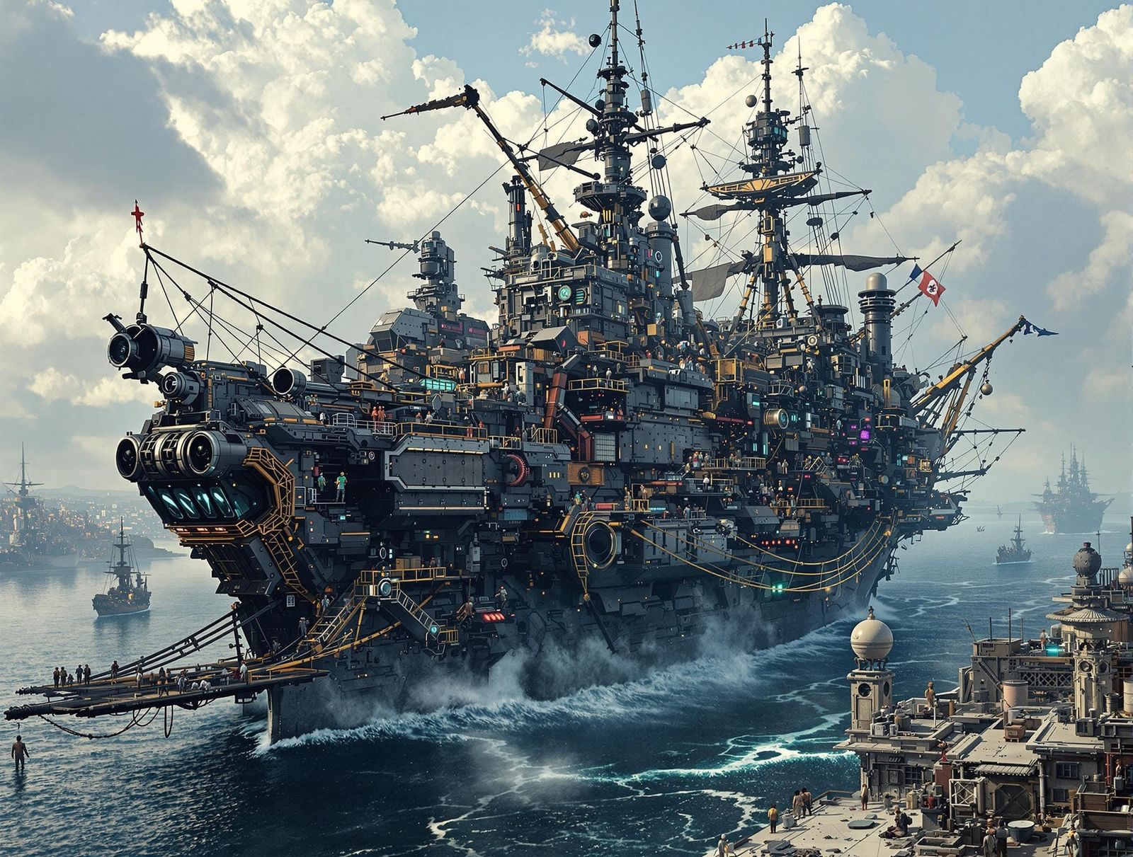 Cyberpunk Pirate Ship - Cyberpunk Pirate Ship