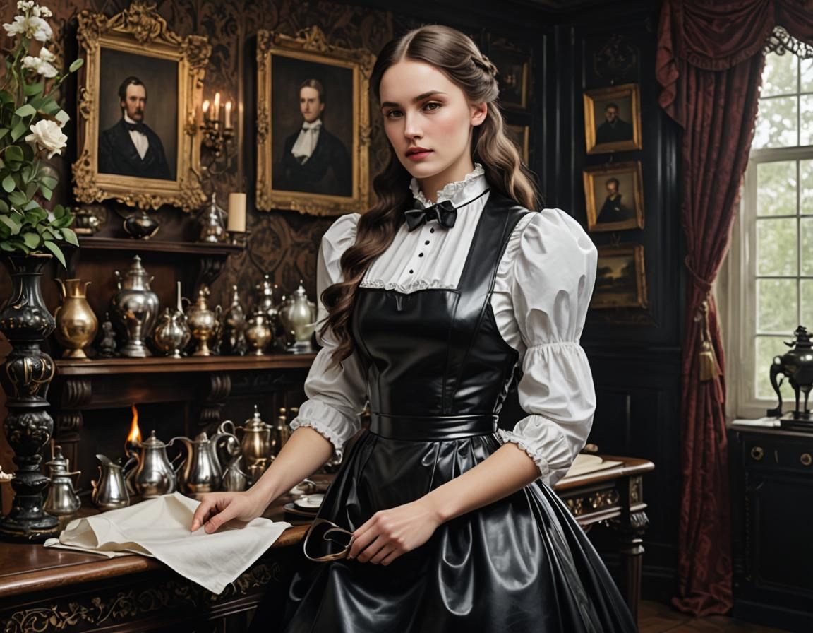 Beautiful Maid - AI Generated Artwork - NightCafe Creator