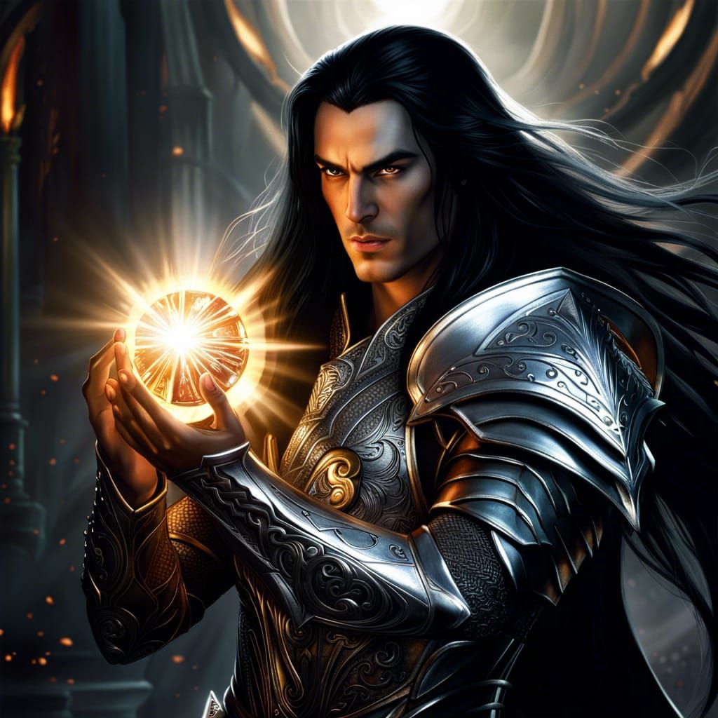 Feanor and a silmaril - AI Generated Artwork - NightCafe Creator