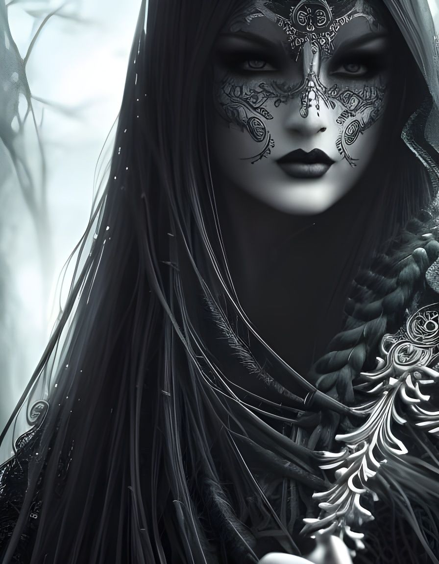 Occult Priestess - AI Generated Artwork - NightCafe Creator