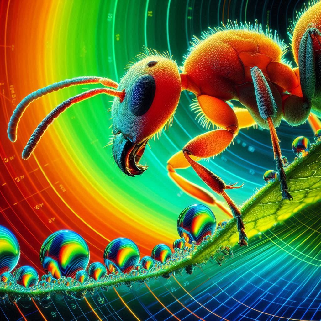 Ant, Abstract #1 - AI Generated Artwork - NightCafe Creator