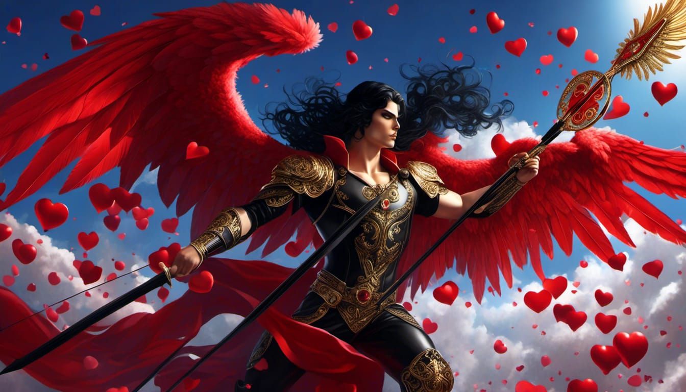 BROODIFUL DARK CUPID 2 - AI Generated Artwork - NightCafe Creator