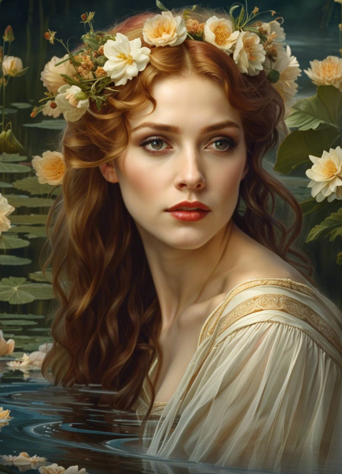 Ophelia from William Shakespeare's play Hamlet - AI Generated Artwork ...