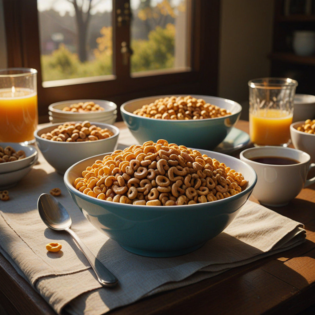 honey nut cheerios cereal - Golden Hour Breakfast Serenity i...