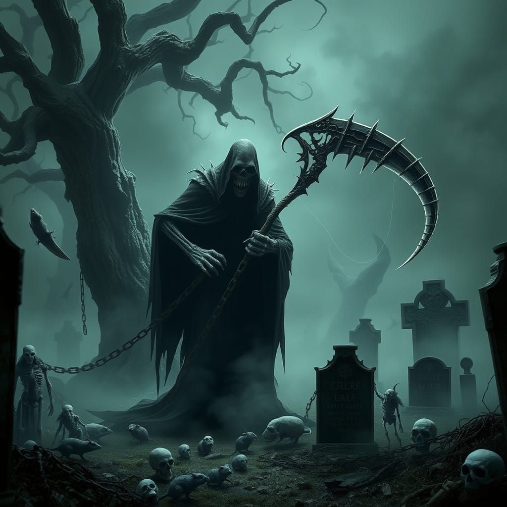 A beautiful masterpiece of a gigantic morbid,creepy, foggy, sinister ...