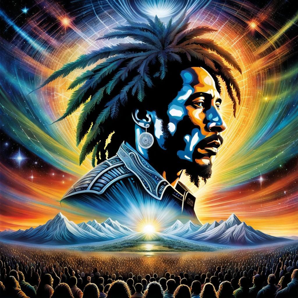Bob Marley - AI Generated Artwork - NightCafe Creator