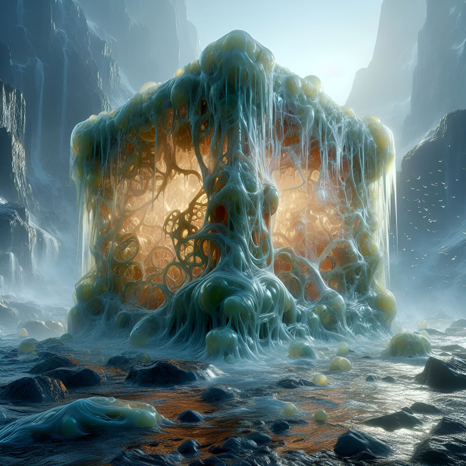 Gelatinous cube ( Dungeons & Dragons ) - AI Generated Artwork ...