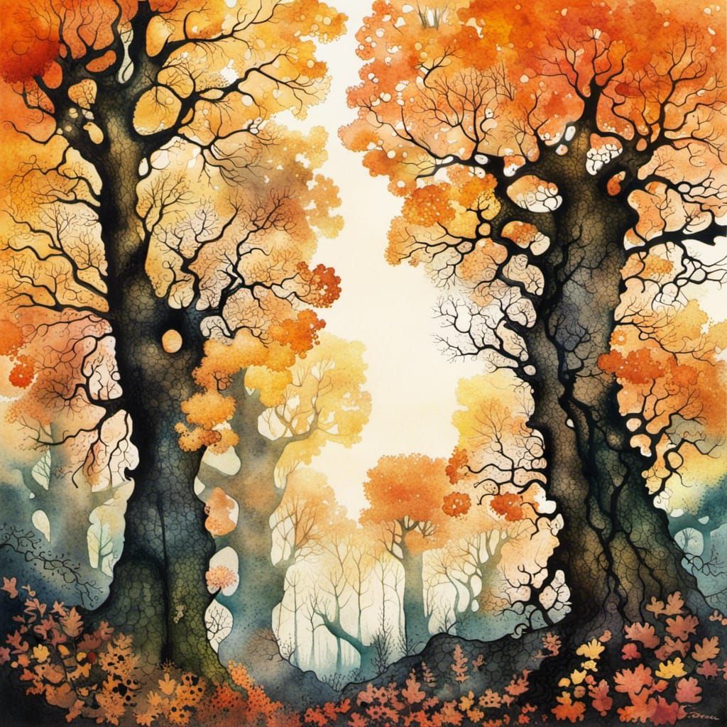 Autumn - AI Generated Artwork - NightCafe Creator