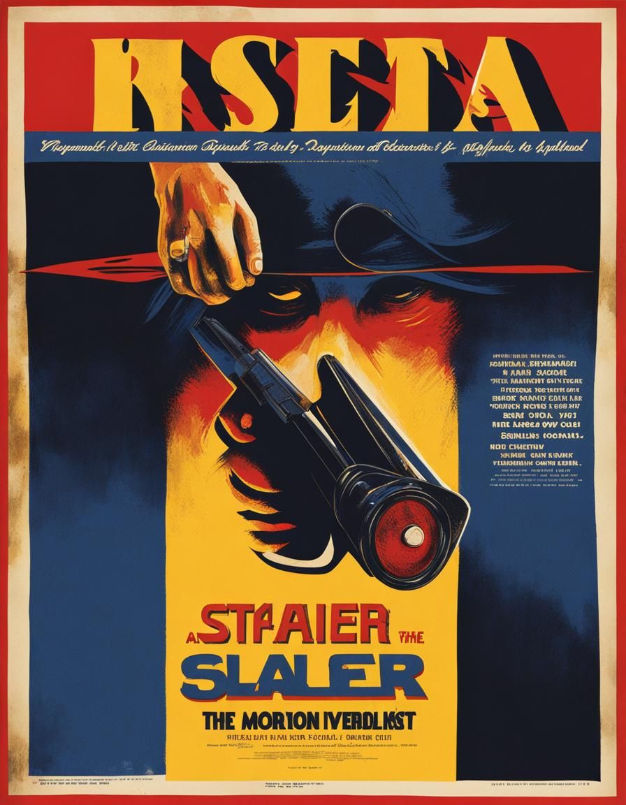 Slasher movie poster - AI Generated Artwork - NightCafe Creator