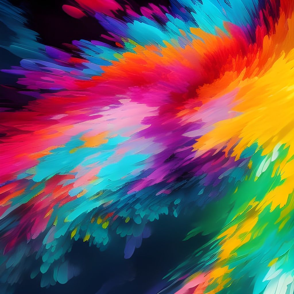 Color explosion - AI Generated Artwork - NightCafe Creator