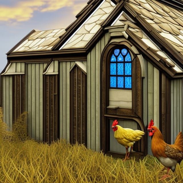 Chook Church - AI Generated Artwork - NightCafe Creator