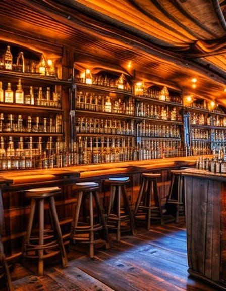 Bar - AI Generated Artwork - NightCafe Creator