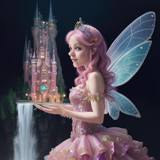 Amazingly Stunningly Beautiful colorful fancy fantasy fairy with ...