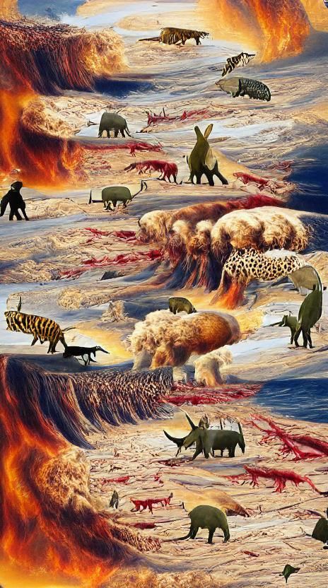 The 6th mass extinction 23 - AI Generated Artwork - NightCafe Creator