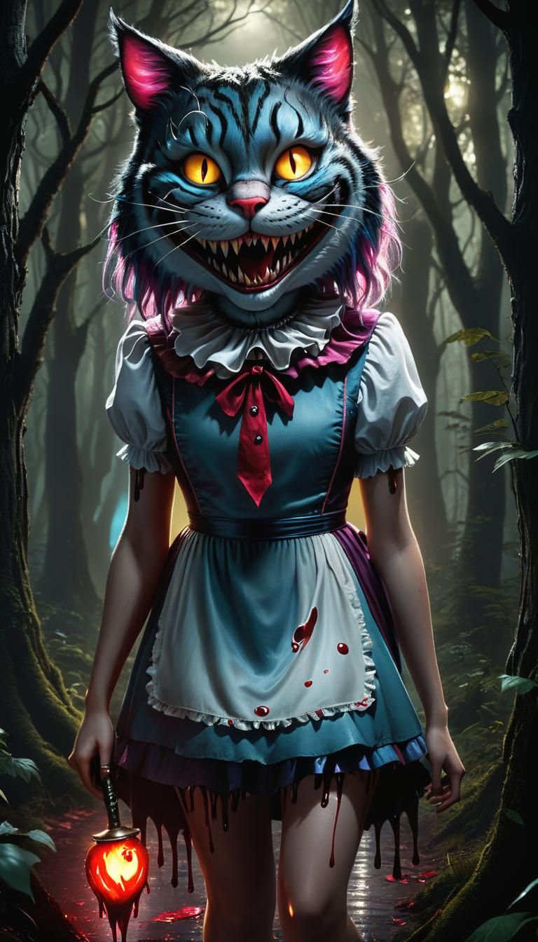 Cheshire Cat - AI Generated Artwork - NightCafe Creator