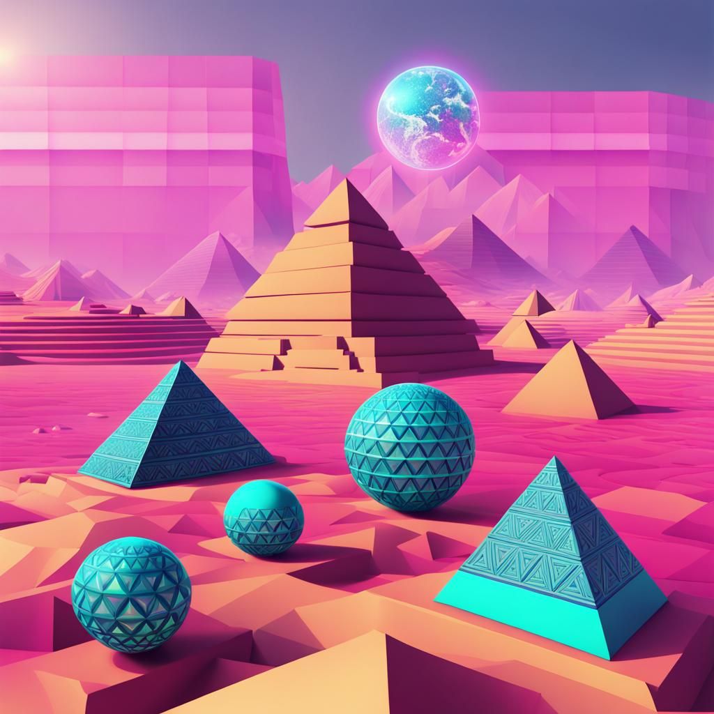 Khufu Spherez - AI Generated Artwork - NightCafe Creator