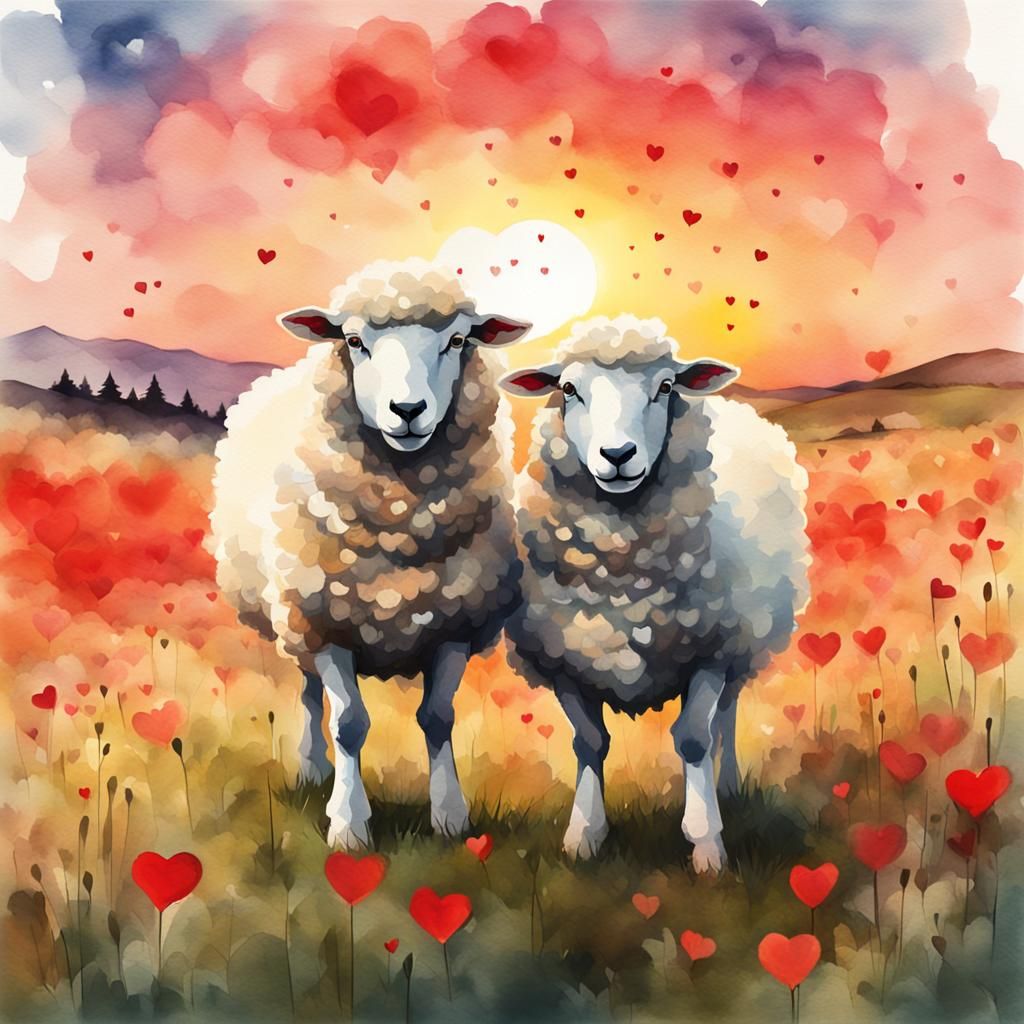 I Love Ewe - AI Generated Artwork - NightCafe Creator