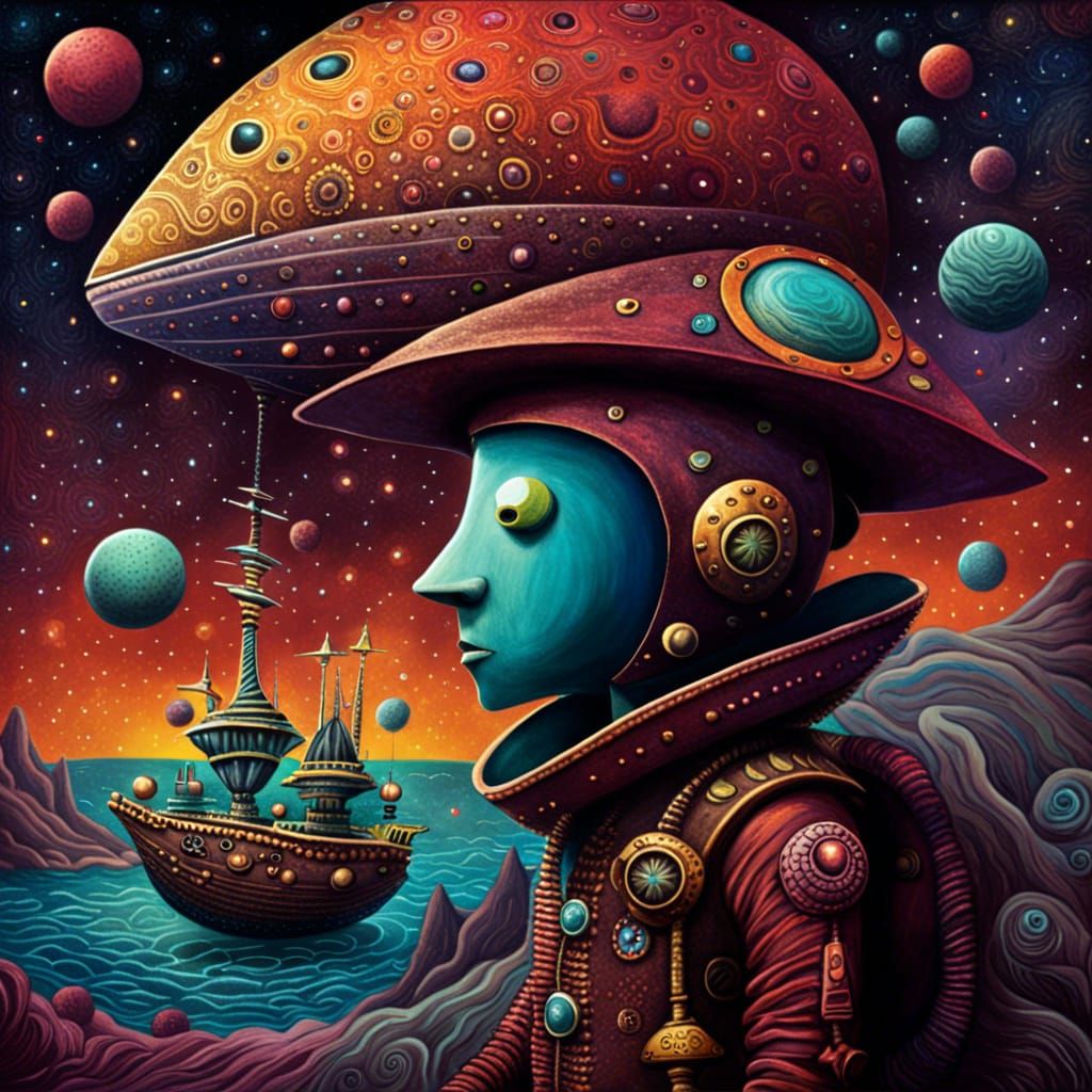 Space pirate - AI Generated Artwork - NightCafe Creator