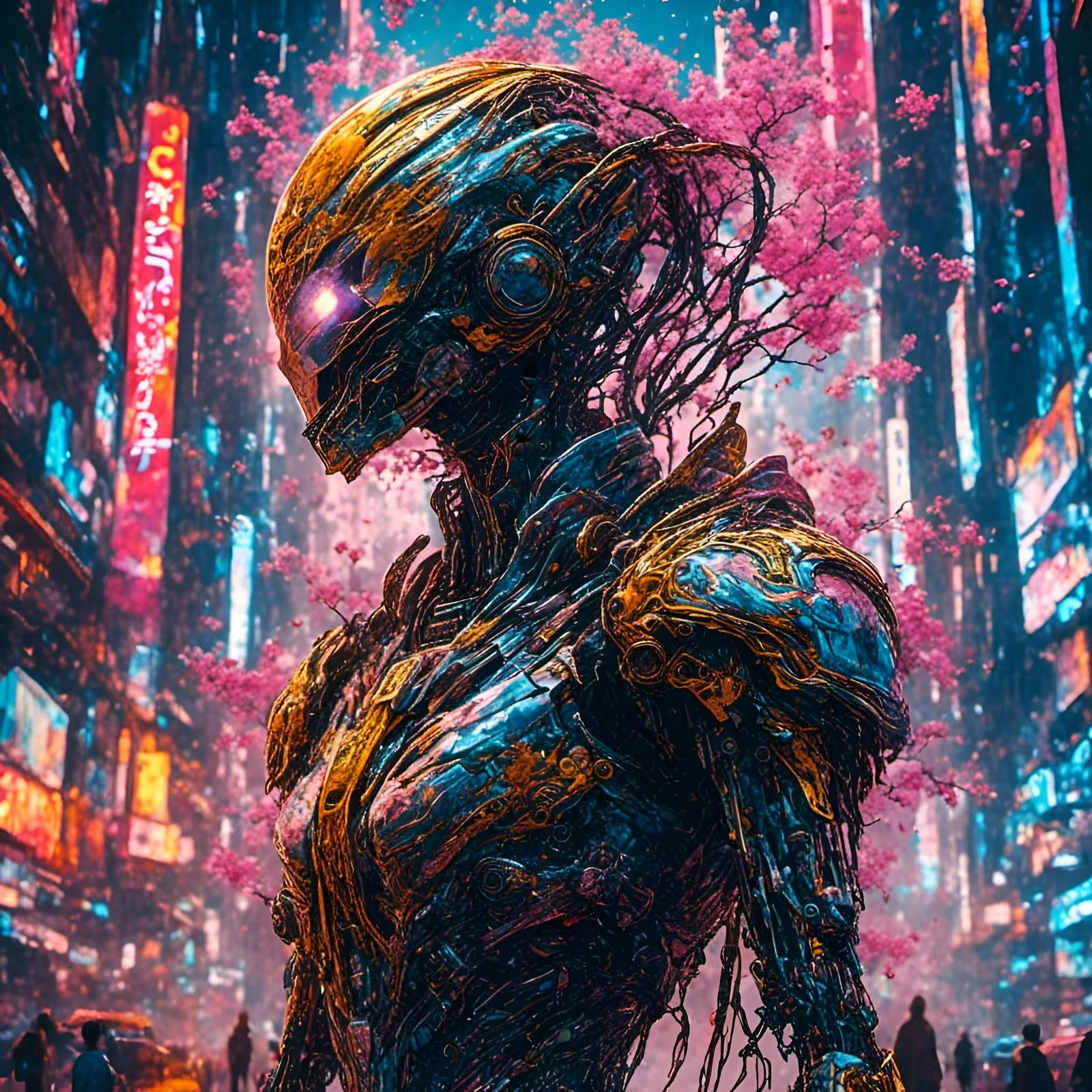 cyber bot - AI Generated Artwork - NightCafe Creator