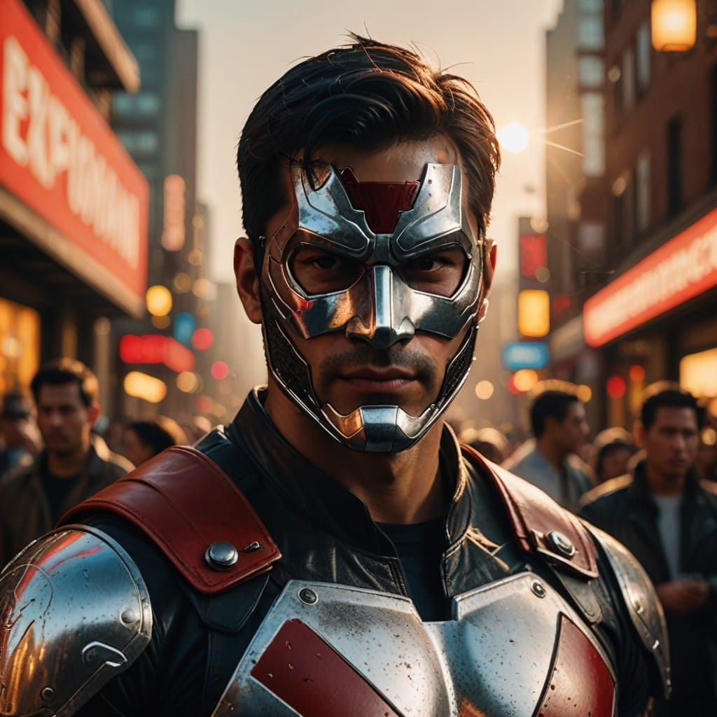 Epic Cinematic Portrait of a Filipino Hero in Red ... - AI Art