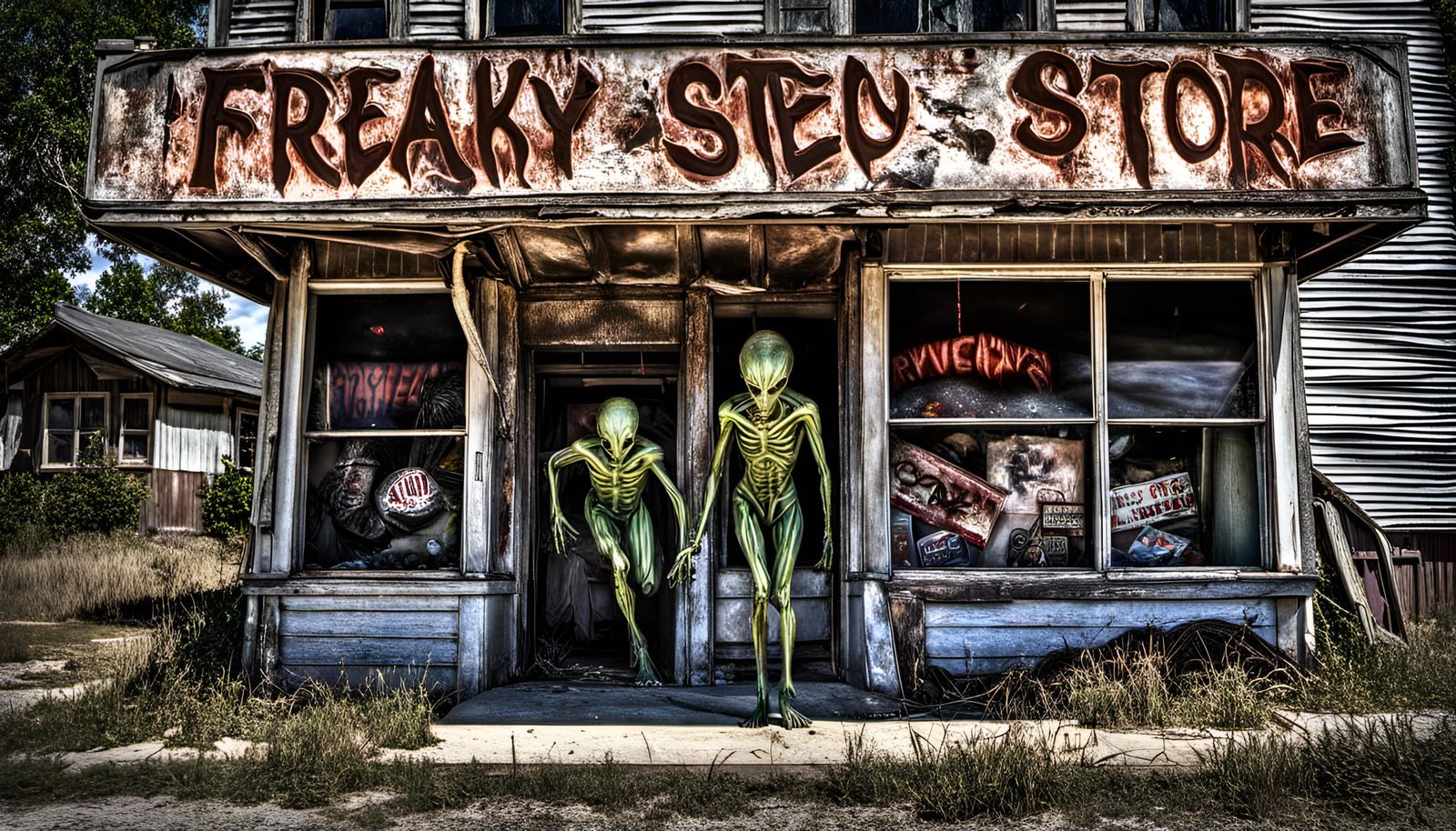 Alien invasion - AI Generated Artwork - NightCafe Creator