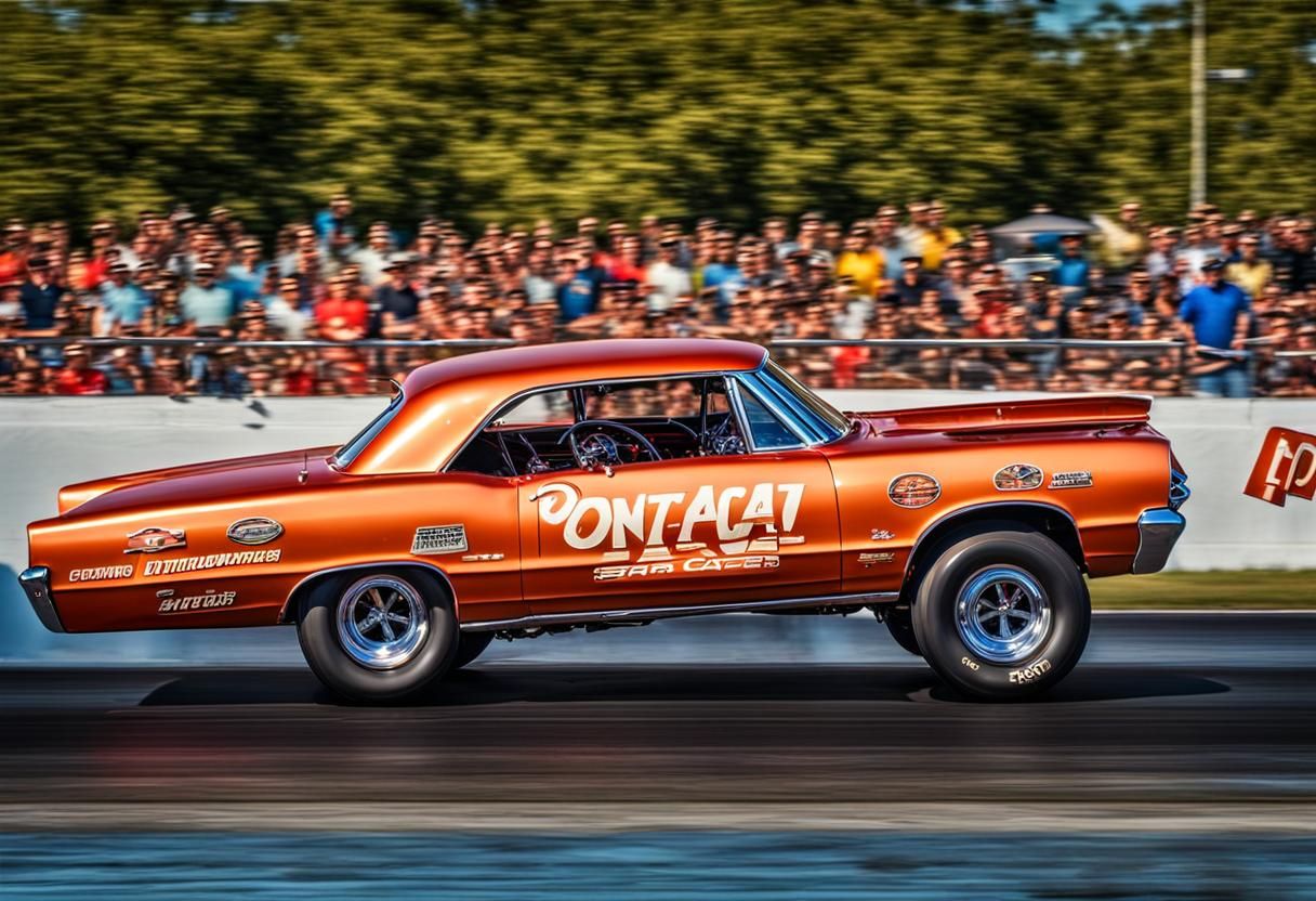 1965 Pontiac drag race, magazine, press, photograph, photography, 64 ...