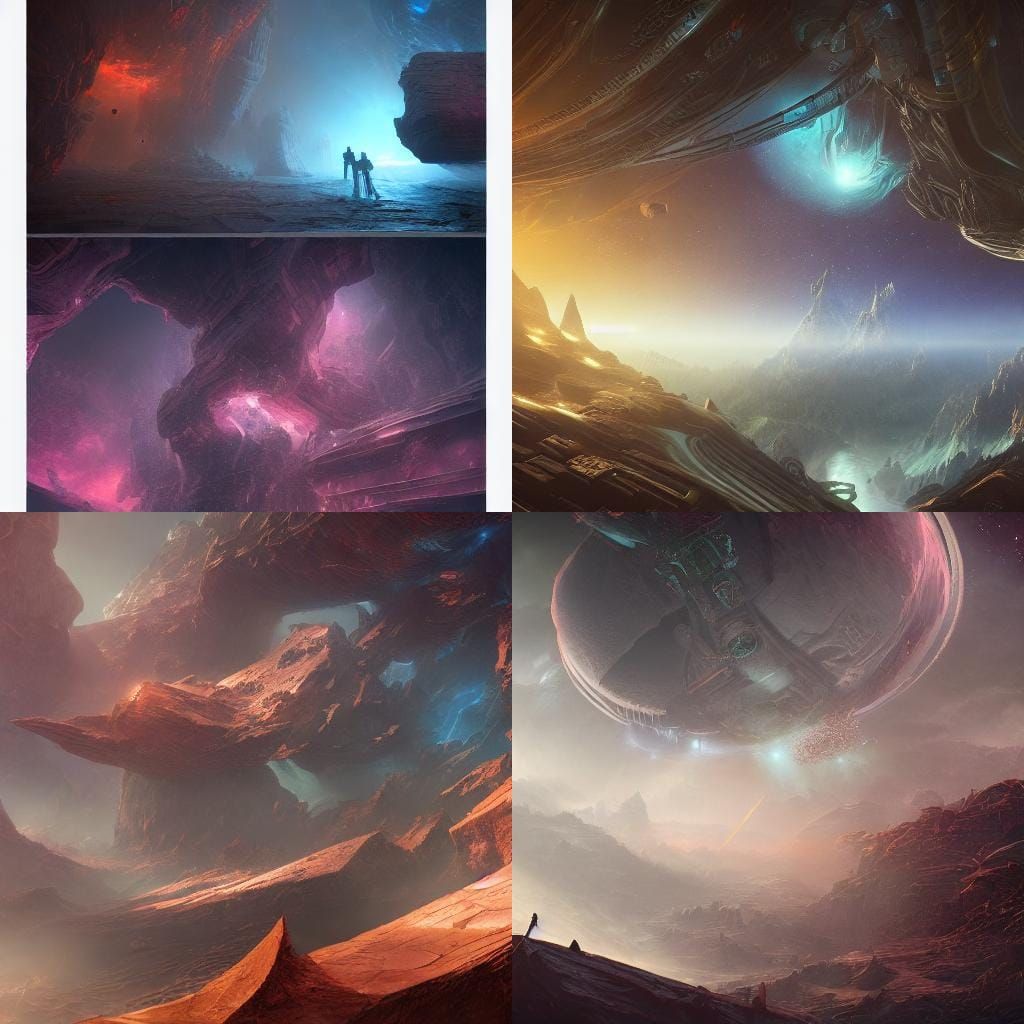 space void - AI Generated Artwork - NightCafe Creator