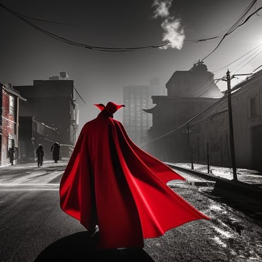 Spawn Cape Casually Steppin' - AI Generated Artwork - NightCafe Creator
