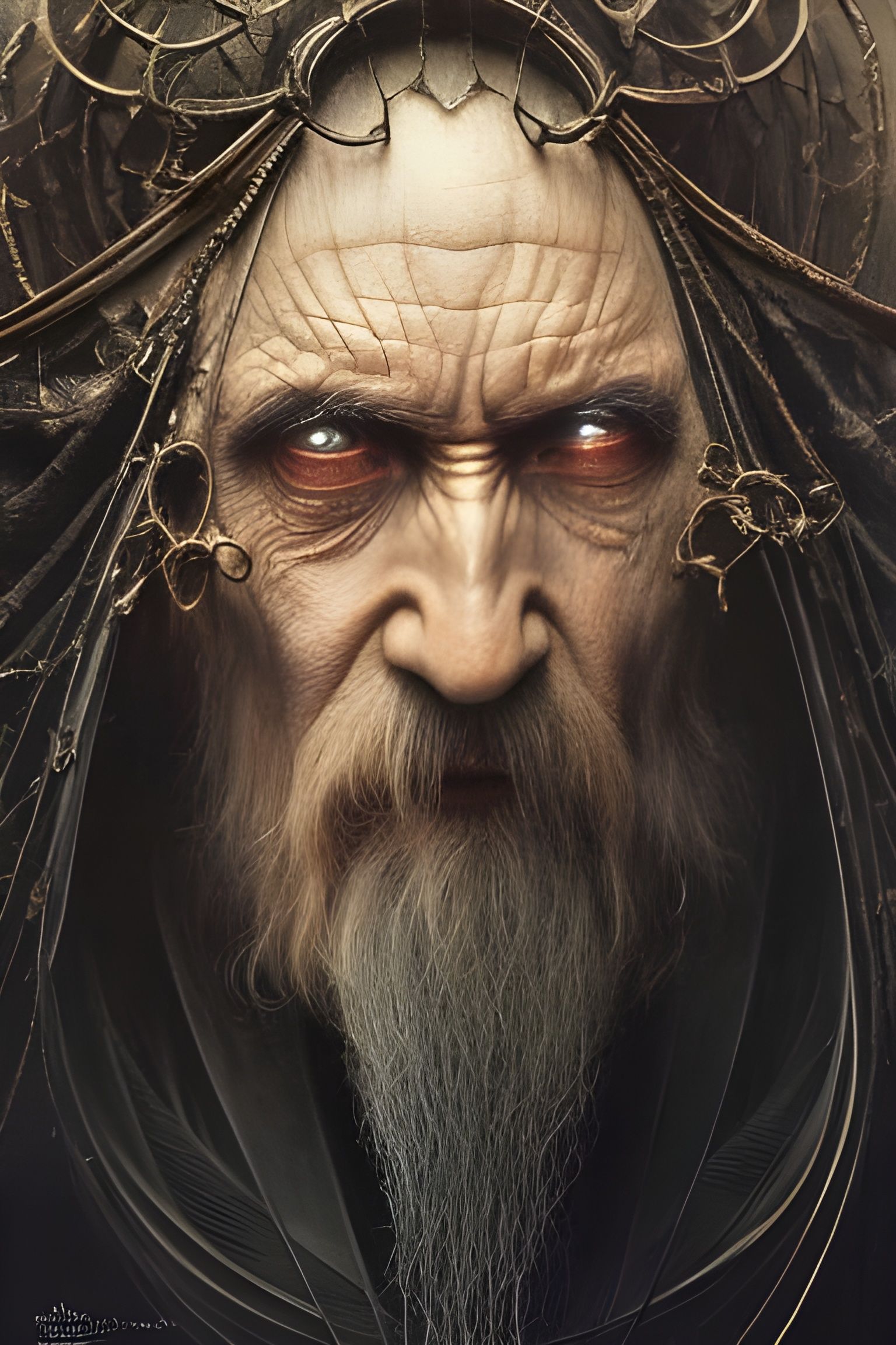 wizard's gaze - AI Generated Artwork - NightCafe Creator