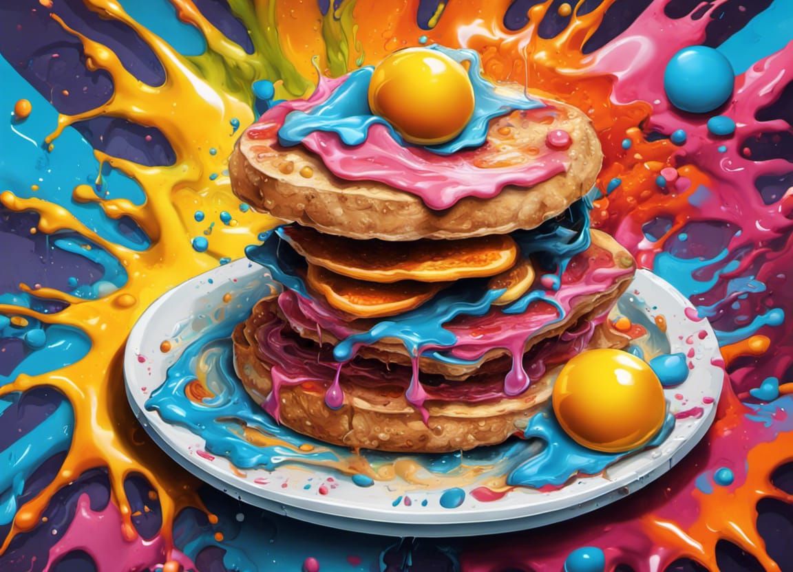 surreal breakfast - AI Generated Artwork - NightCafe Creator