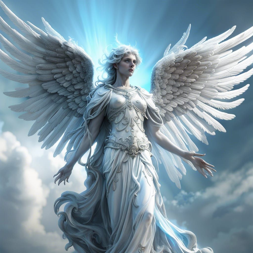 Gadriel - angel who rules the fifth heaven. - AI Generated Artwork ...