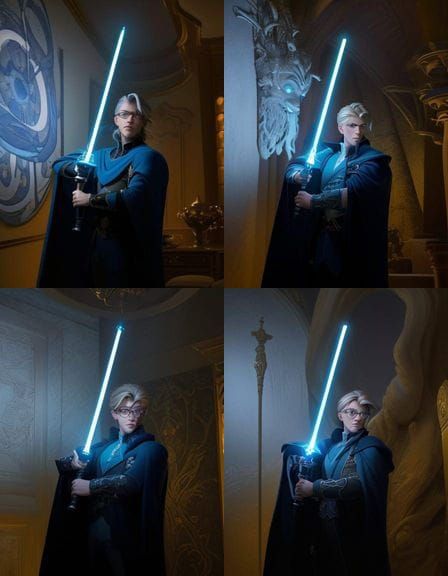 Jedi Master in 17th Century Musketeer Attire - AI Art