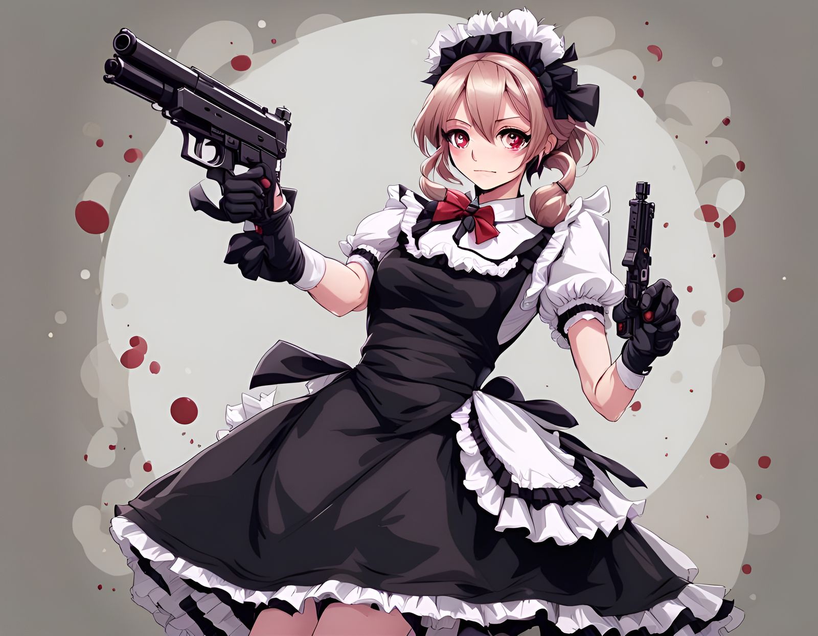 Gun Maid - AI Generated Artwork - NightCafe Creator