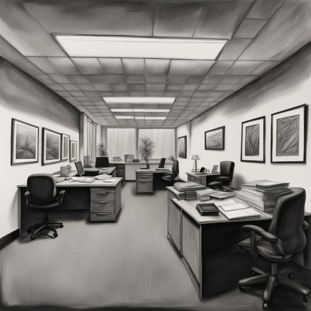 Better Office Scene - AI Generated Artwork - NightCafe Creator