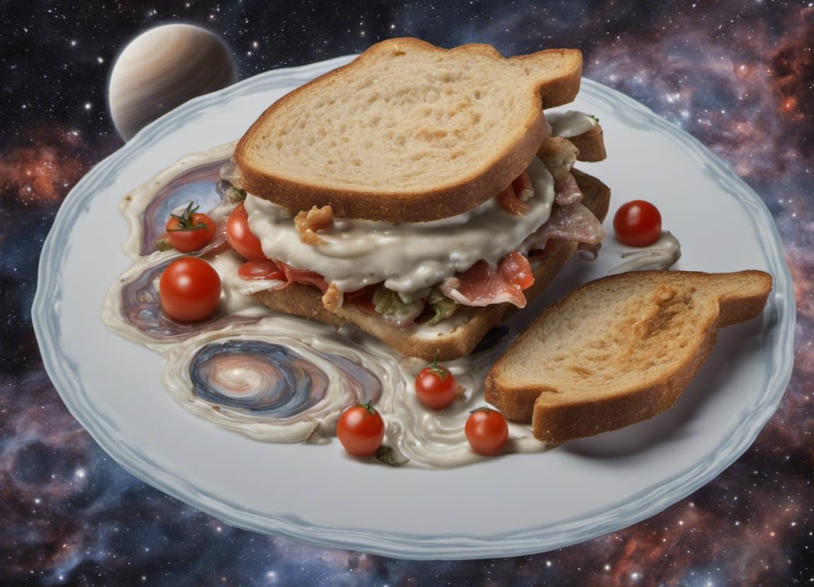 Glactic Sandwich - AI Generated Artwork - NightCafe Creator