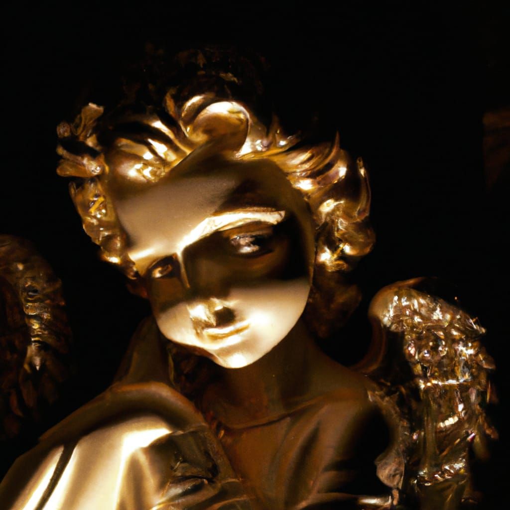 Glamorous angel; underexposed, depth, beautiful, complex, elaborate ...