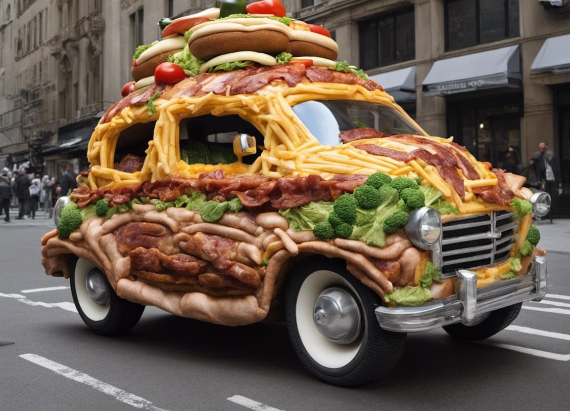 Food car - AI Generated Artwork - NightCafe Creator