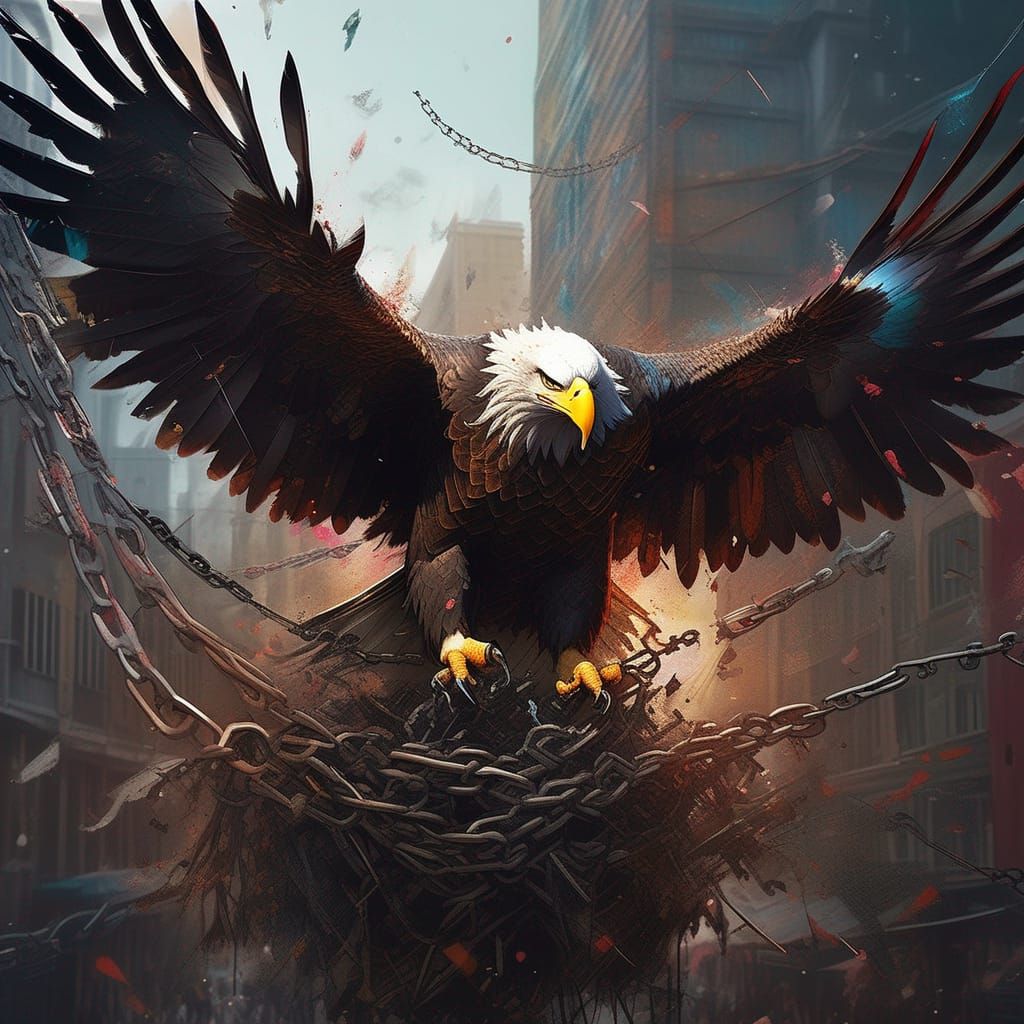 Freedom Cannot Be Restrained - AI Generated Artwork - NightCafe Creator