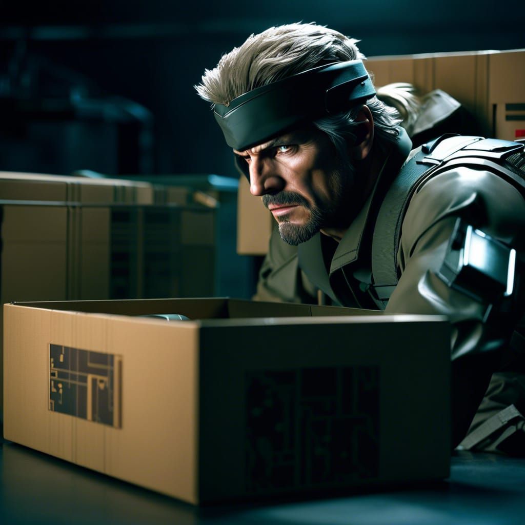 MGS Solid Snake - AI Generated Artwork - NightCafe Creator