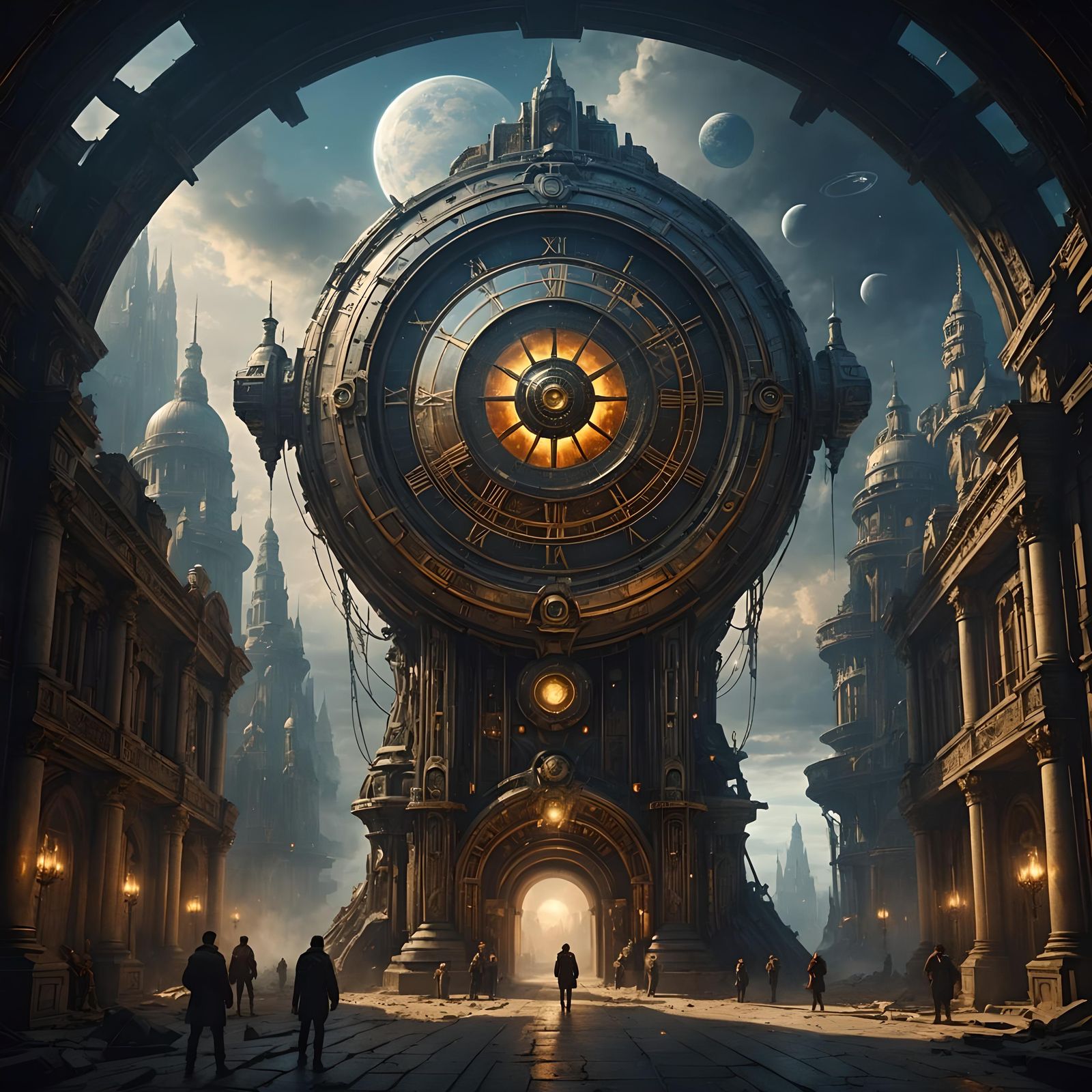 Talon abraxas. Time portal of the future. As long as mankind has walked ...