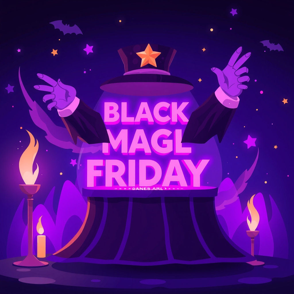 Black Mage Friday - Dark Magic Mage Embodies Midnight Friday