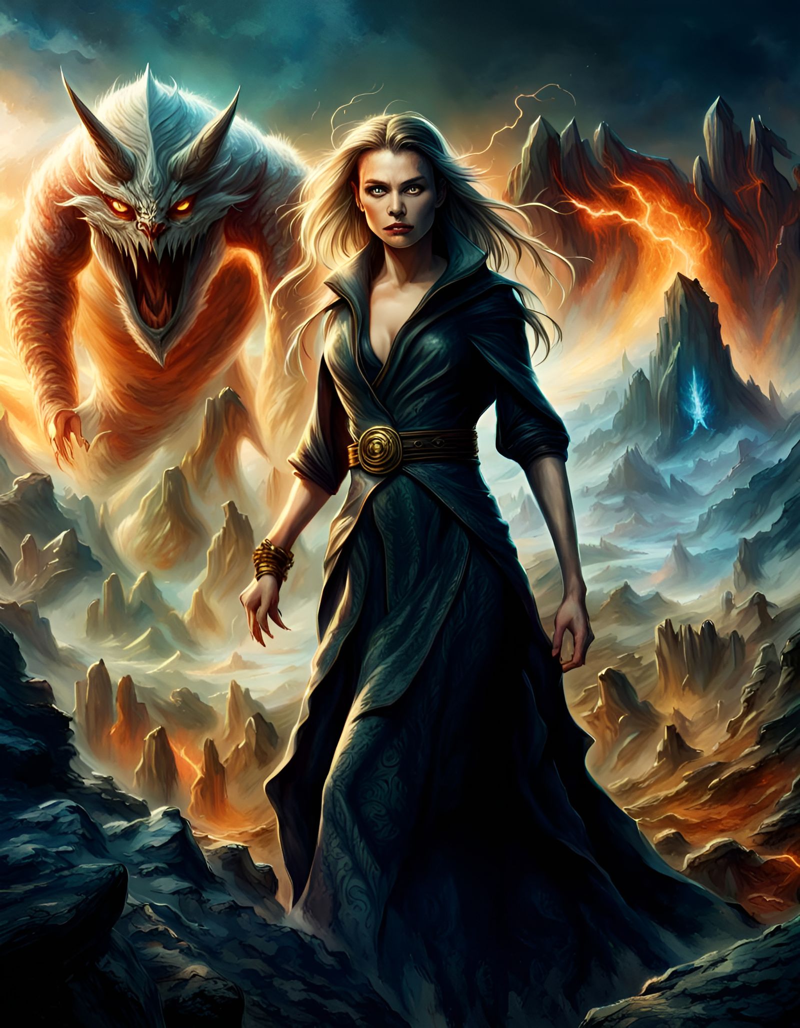 the sorceress - AI Generated Artwork - NightCafe Creator