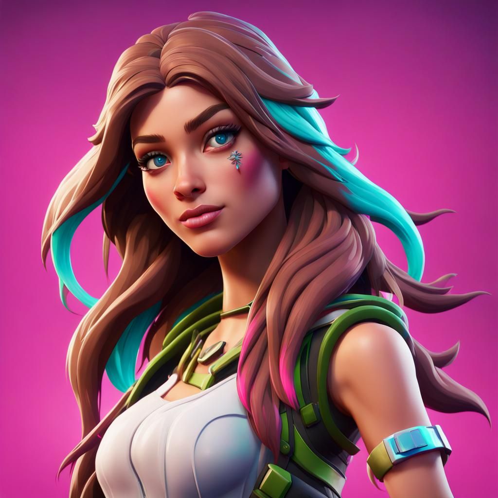 Fortnite girl ig - AI Generated Artwork - NightCafe Creator