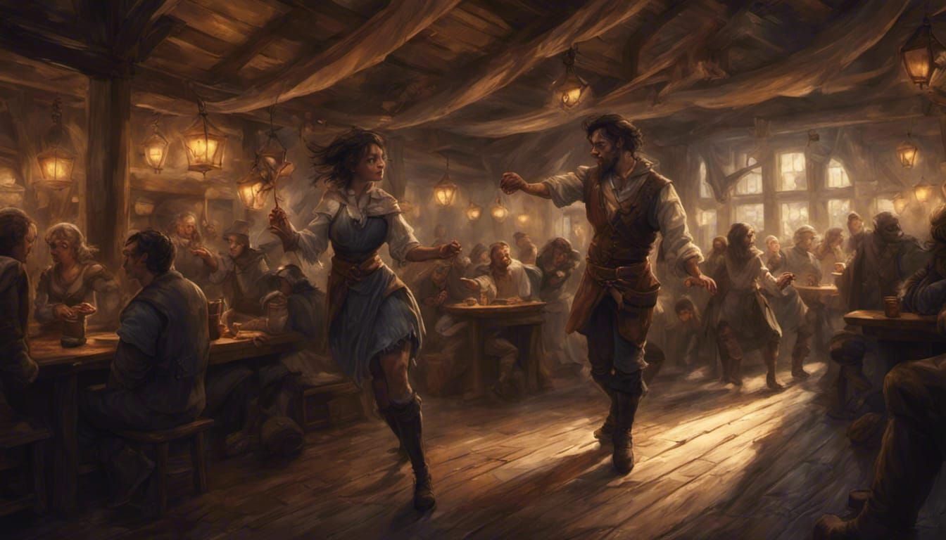 Tavern Dance - AI Generated Artwork - NightCafe Creator