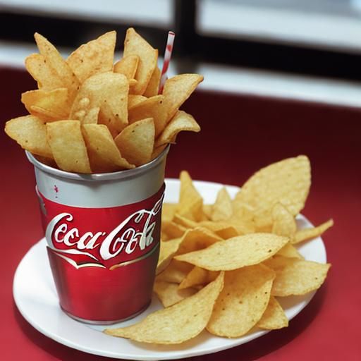 Chips and Coca Cola - AI Generated Artwork - NightCafe Creator