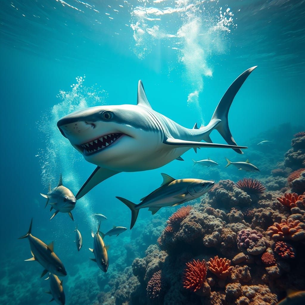 Shark Hunting Tuna - Shark Hunting Tuna