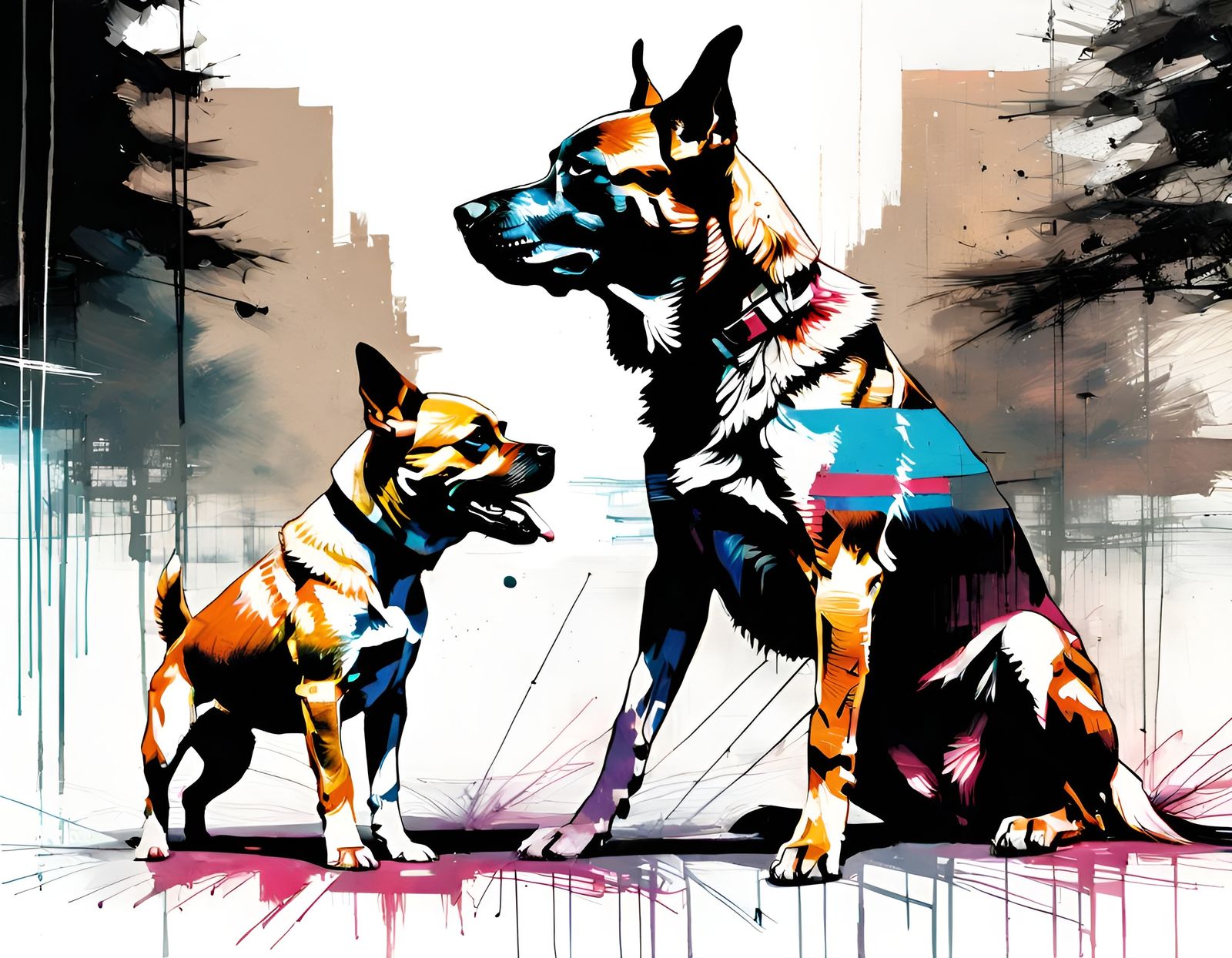 Pals For Life - AI Generated Artwork - NightCafe Creator