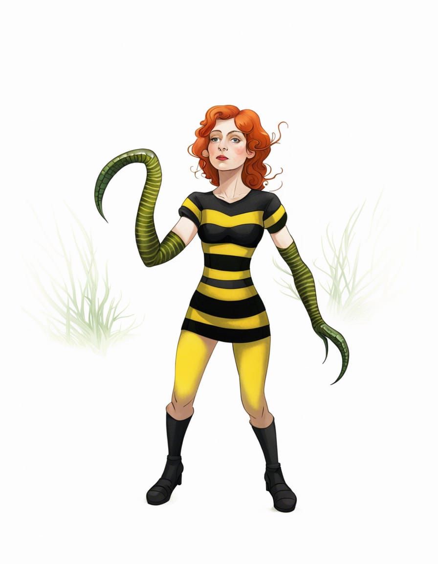 Leech Girl - AI Generated Artwork - NightCafe Creator